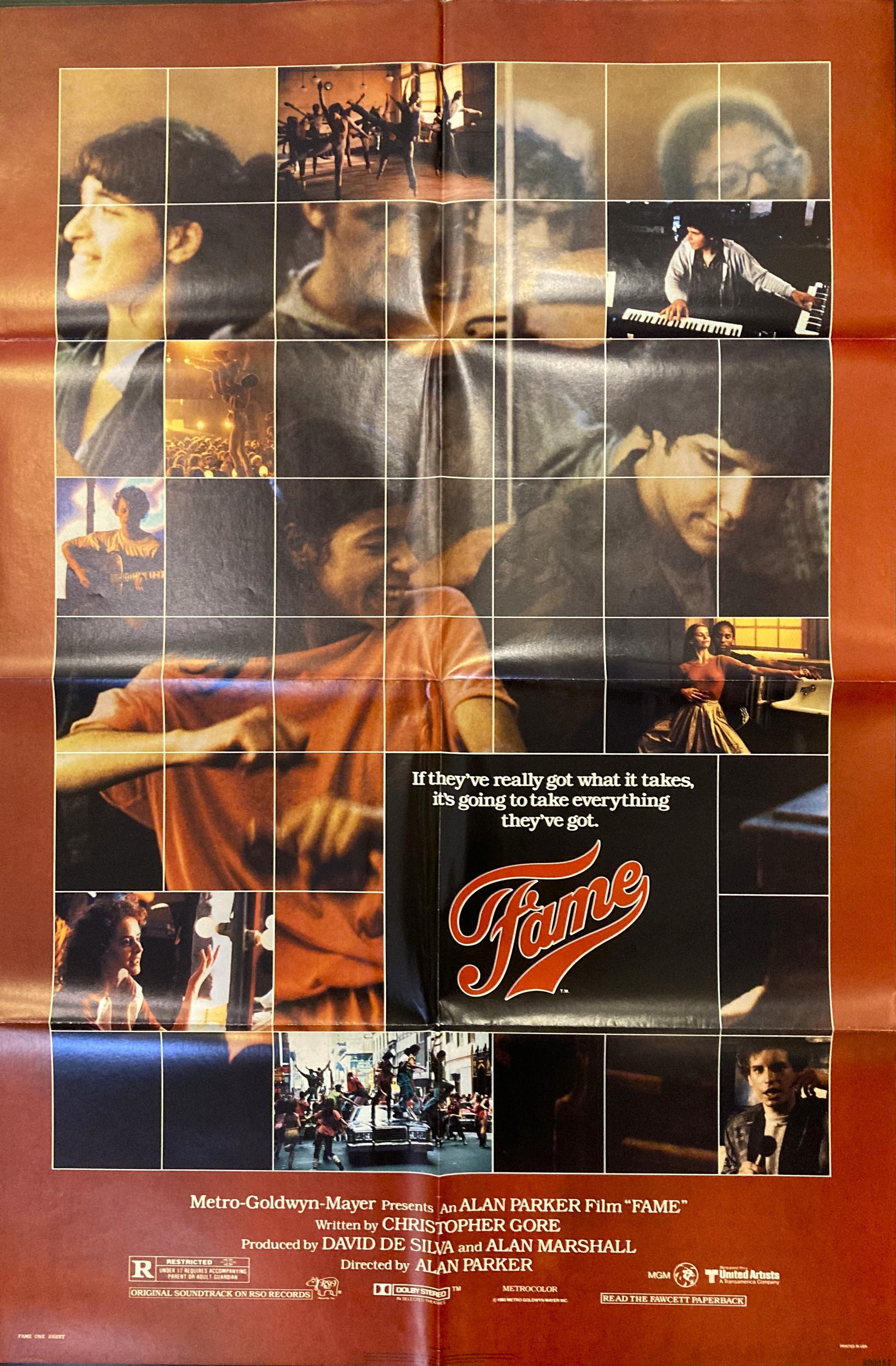 Fame 1980 Poster