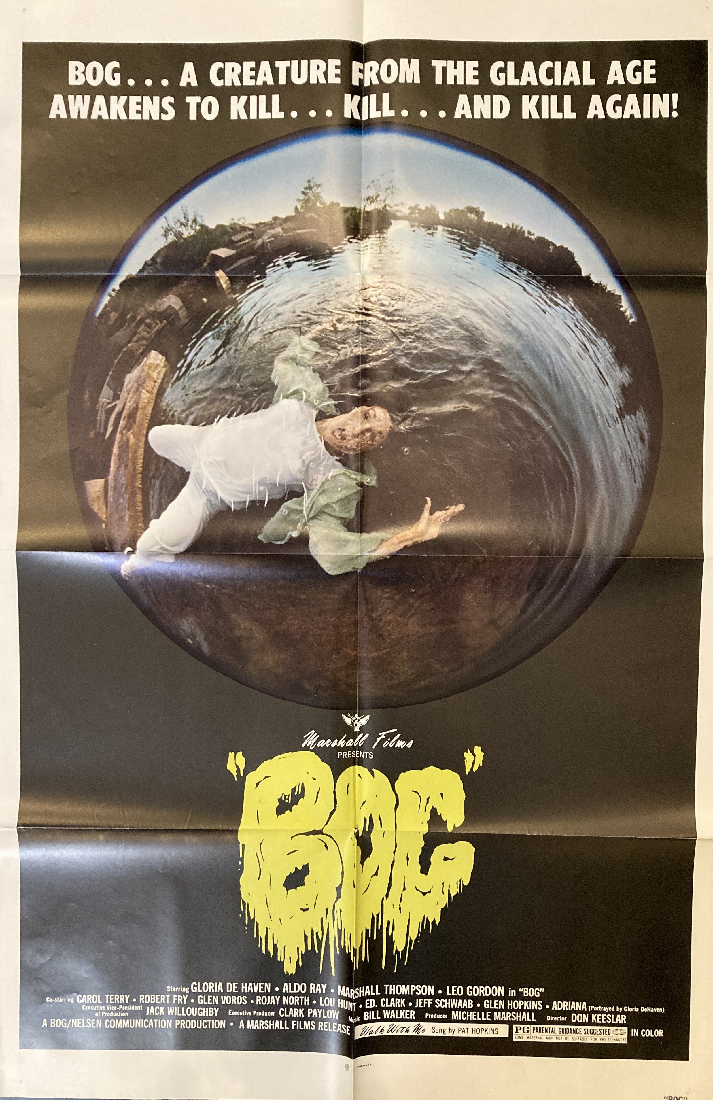 Original vintage horror movie film poster - Bog USA 1 sheet 1978 ...