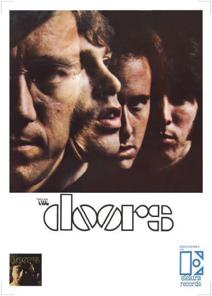 The Doors poster - First album promo release on Elektra records 1967 r ...